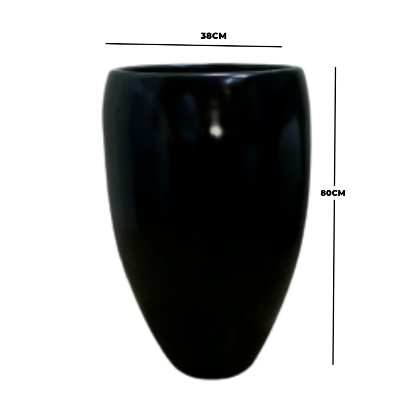 OUTDOOR FIBERGLASS VASE | SLIM CYLINDER FIBERGLASS VASE