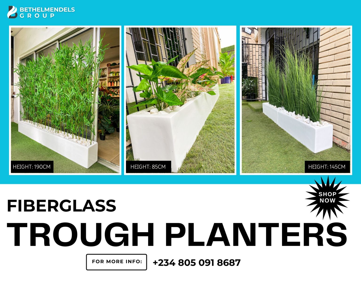 Fiberglass Trough Planters: Combining Aesthetics and Functionality for ...